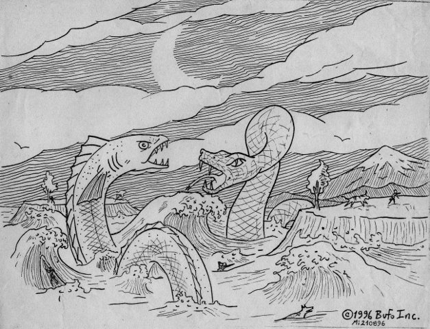 Mitología Chilota: Tenten-Vilu y Caicai-Vilu