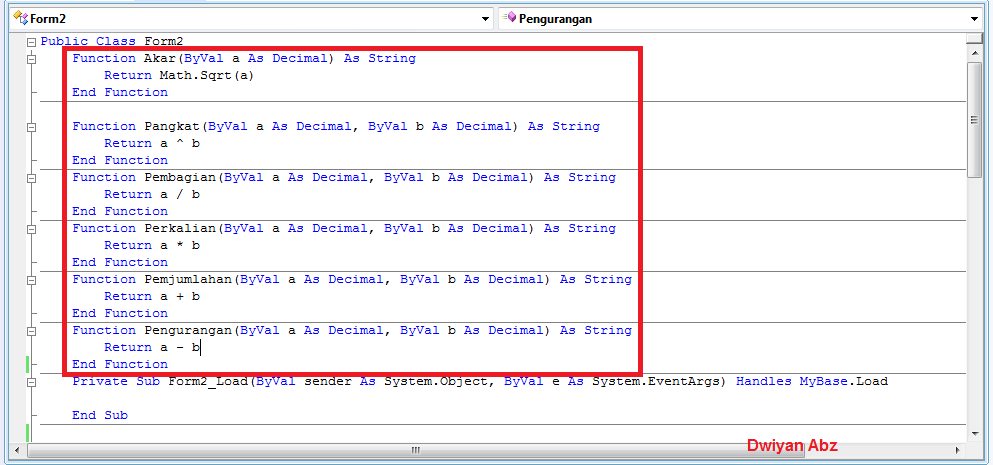 PERKENALAN DAN PERKEMBANGAN VISUAL BASIC 2008: PROCEDURE, FUNCTION DAN MODULE PADA VB. NET