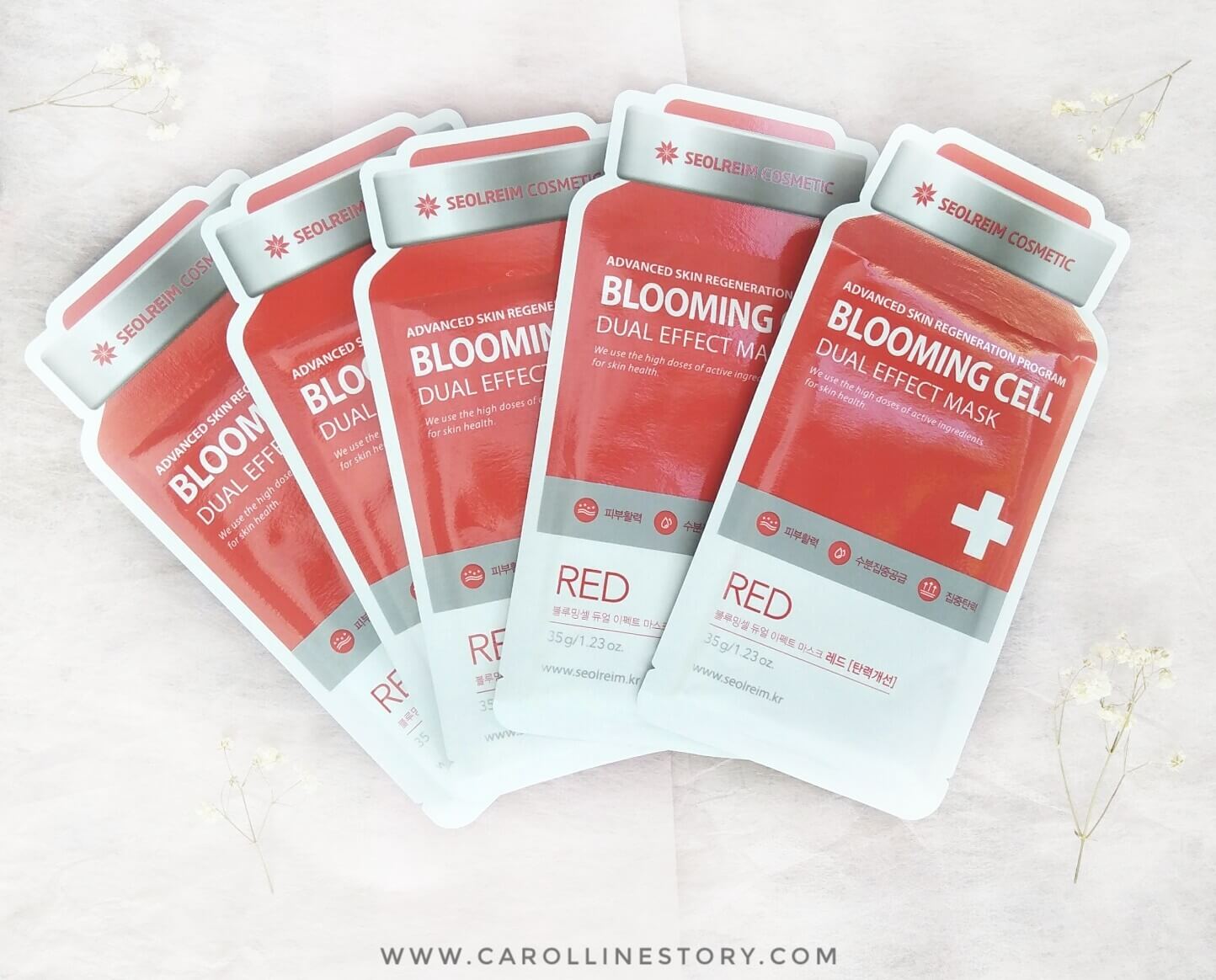 [REVIEW] BLOOMING CELL DUAL EFFECT MASK (RED) BY SEOLREIM COSMETIC ...