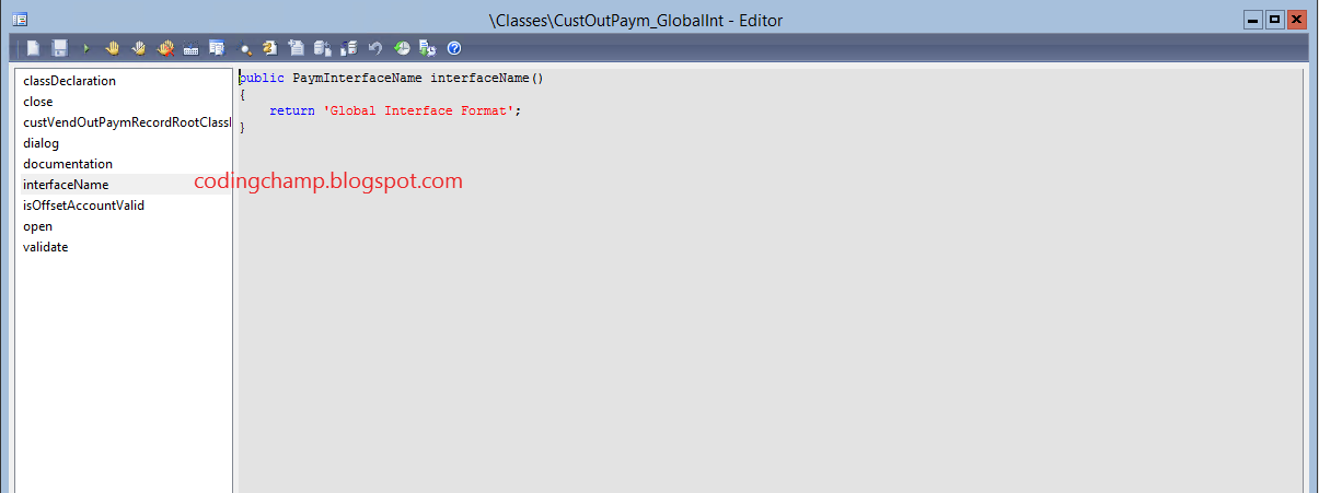 Coding Champ: Create Export File Format For Method of Payment in AX 2009 Coding Champ: Create Export File Format For Method of Payment in AX 2009