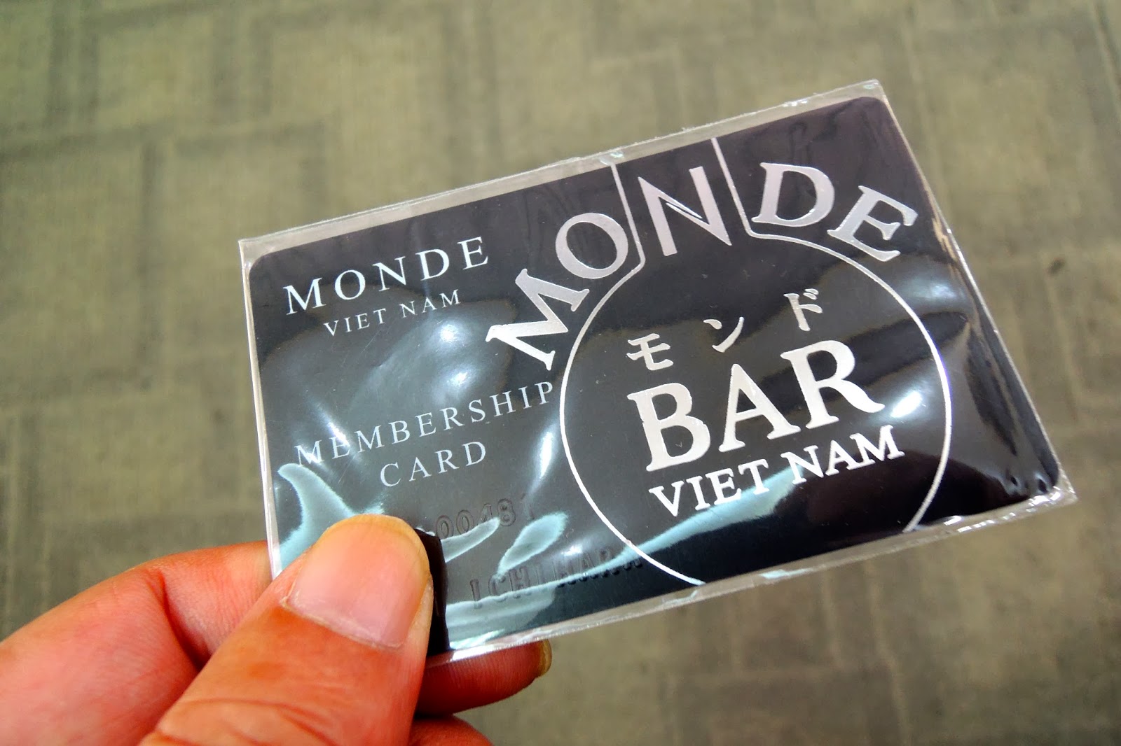 All aboard: MONDE BAR