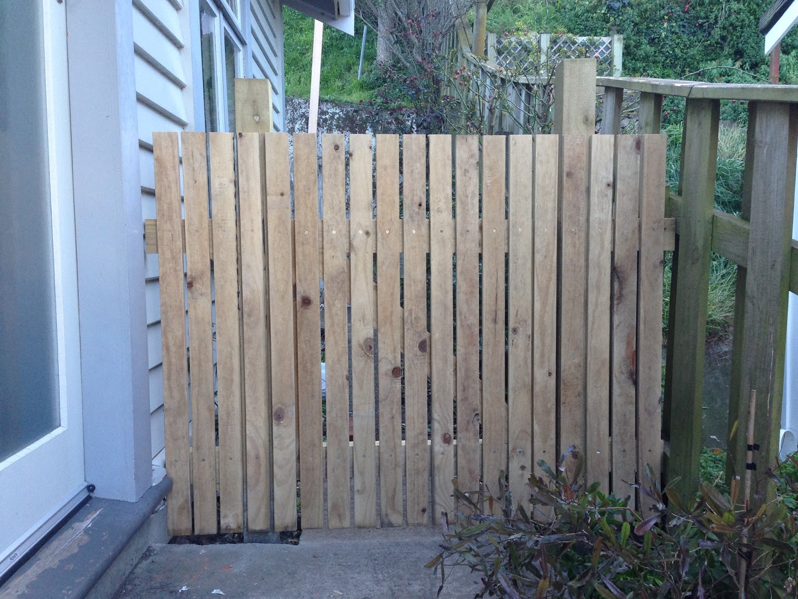 Mrs Cake: DIY - a finished side gate