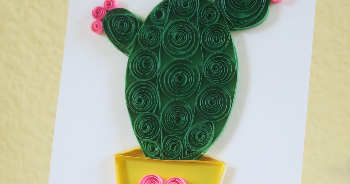 Cindy deRosier: My Creative Life: Quilled Cactus