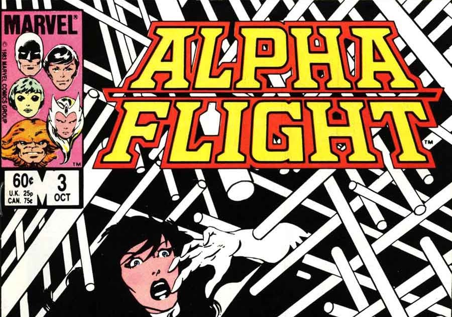Alpha Flight #3 - John Byrne art & cover - Pencil Ink