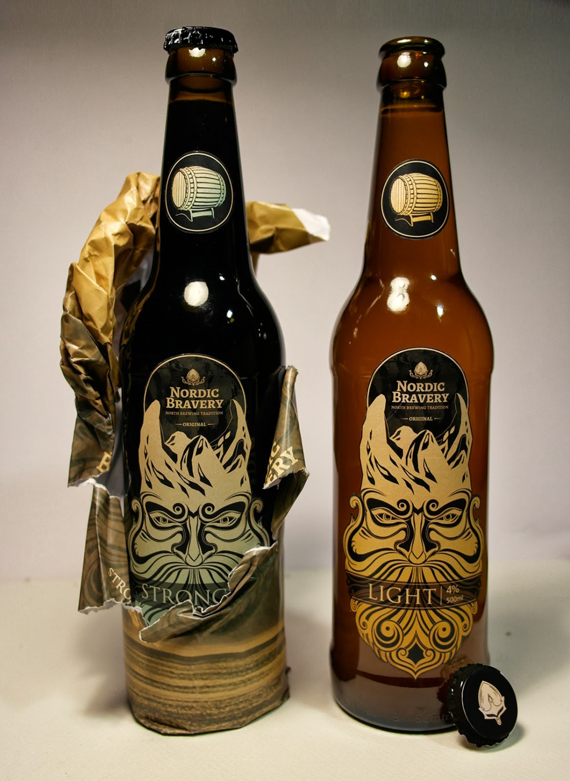 Nordic Bravery Beer (Concept) – Packaging Of The World