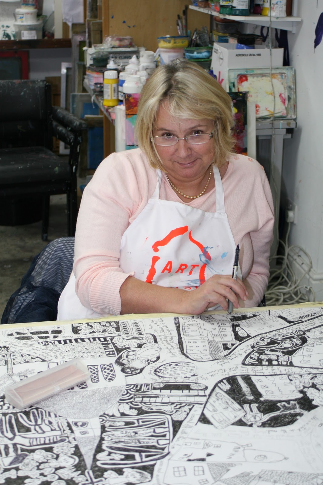 Arthouse Meath: Decorative Mapping & Details With The Artists Who Drew It.