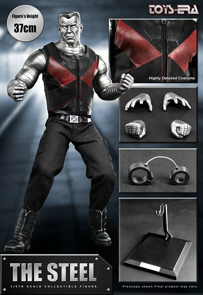 toyhaven: Preview pics of Toys Era 1/6th scale The Steel aka Colossus ...