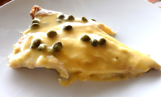 DORADA CON SALSA DE ALCAPARRAS