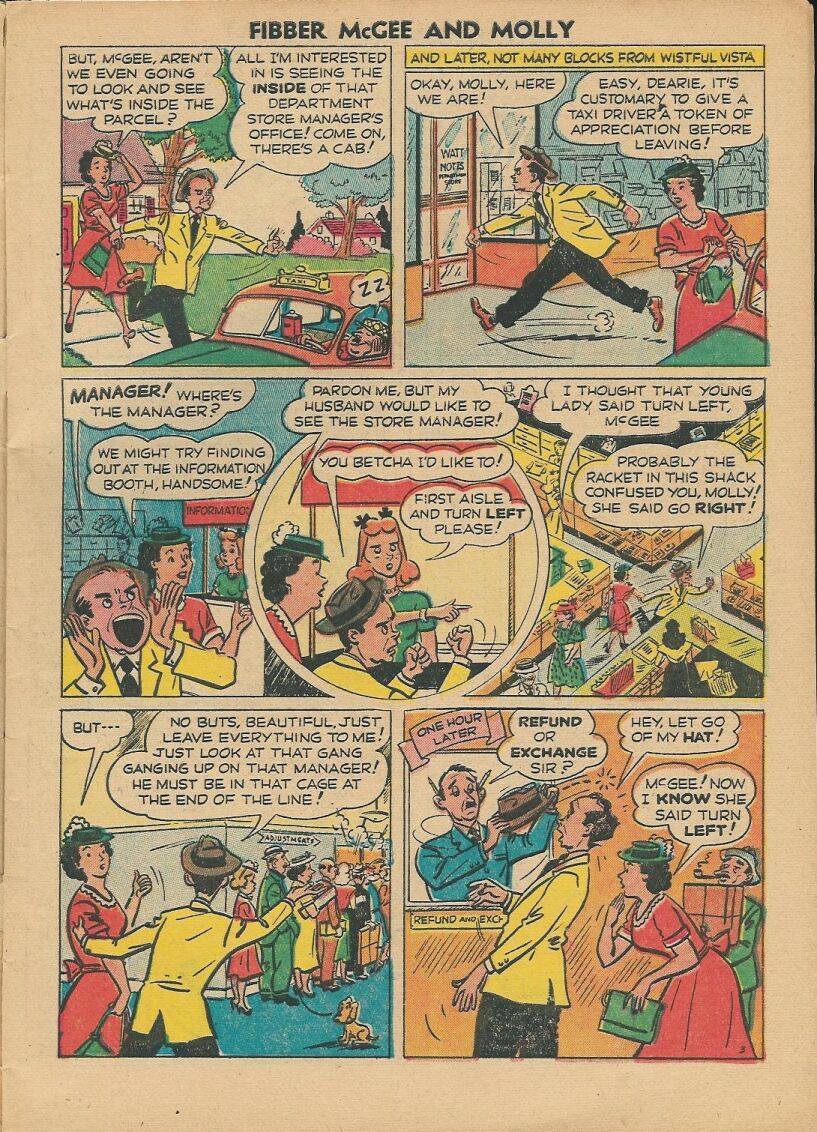 BOOKSTEVE'S LIBRARY: Fibber McGee and Molly Comics-1949