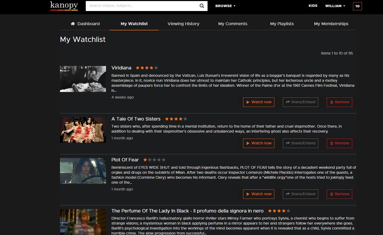 GREAT OLD MOVIES: KANOPY VIDEO