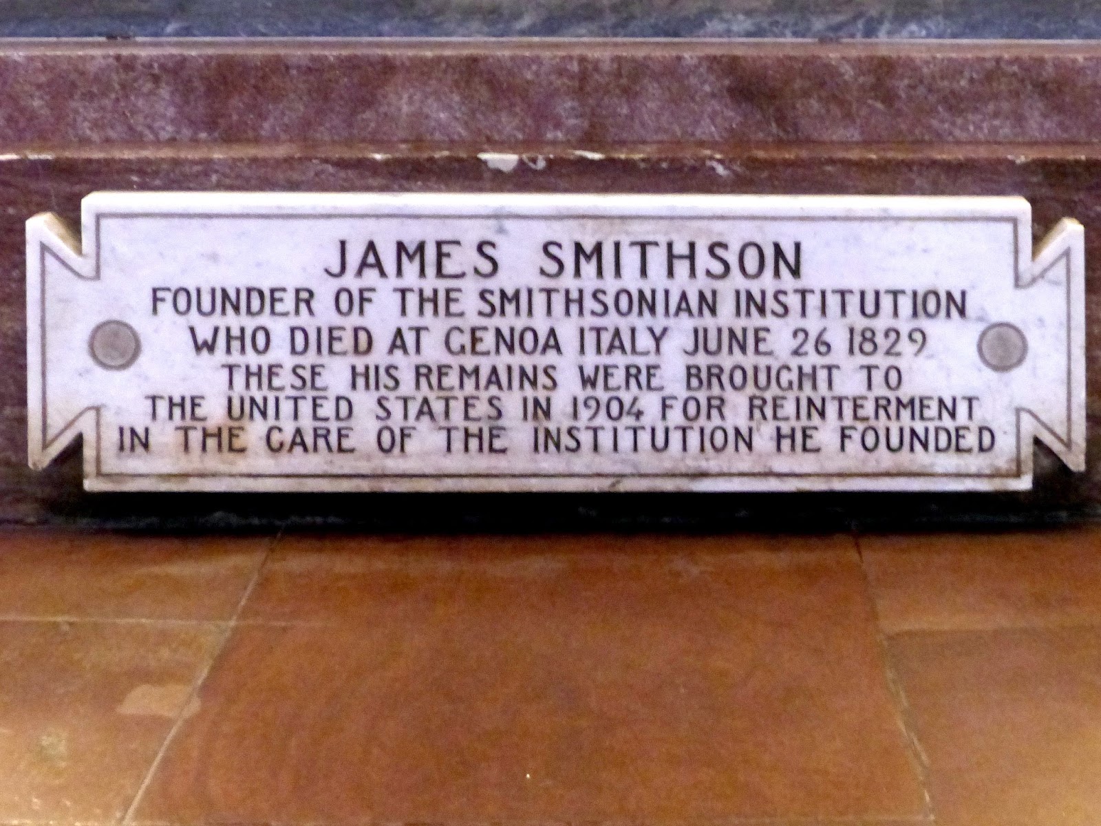 The Portrait Gallery: James Smithson