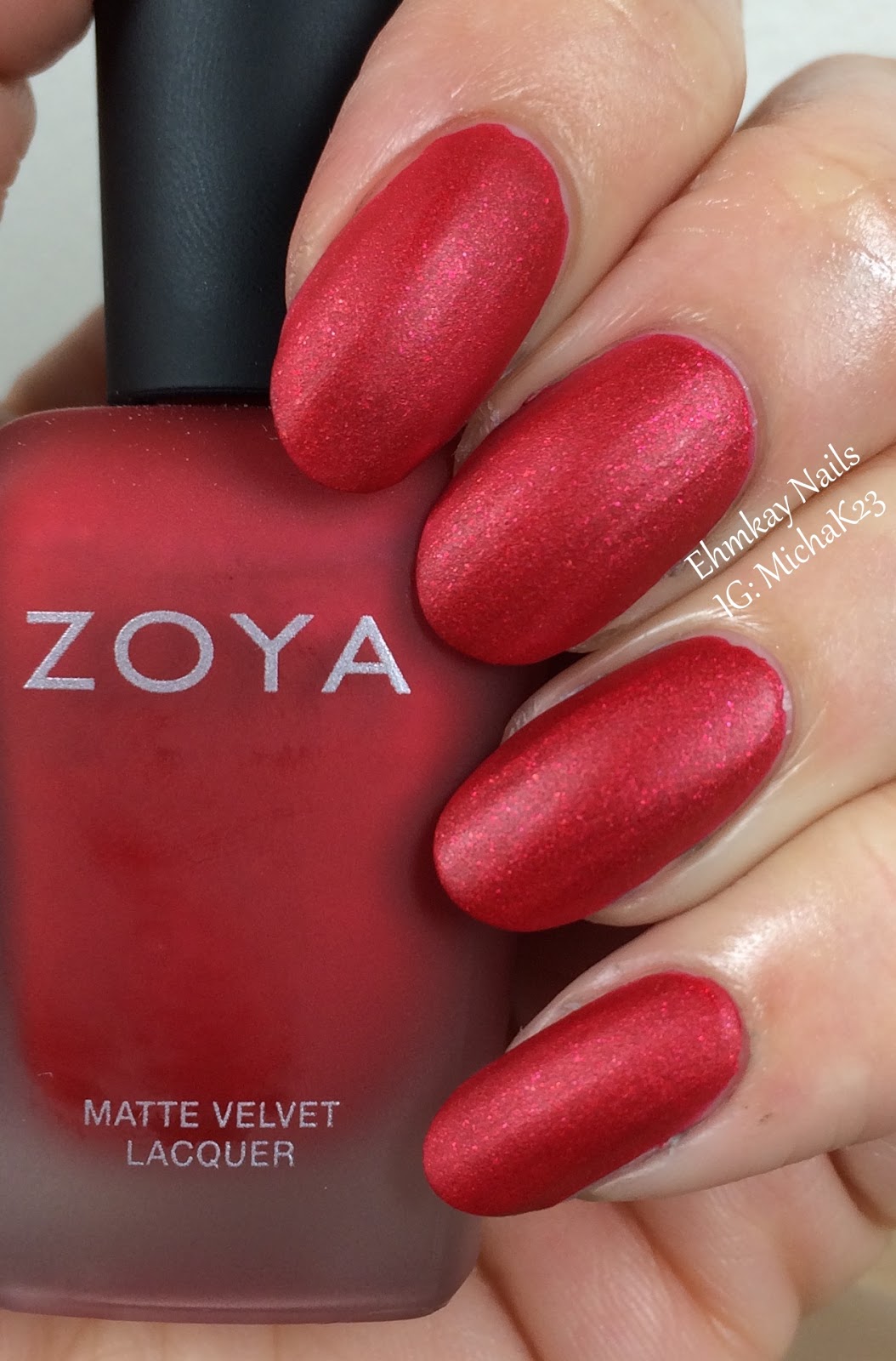 ehmkay nails: Zoya Holiday Matte Velvets Winter 2015 + HUGE Comparison ...