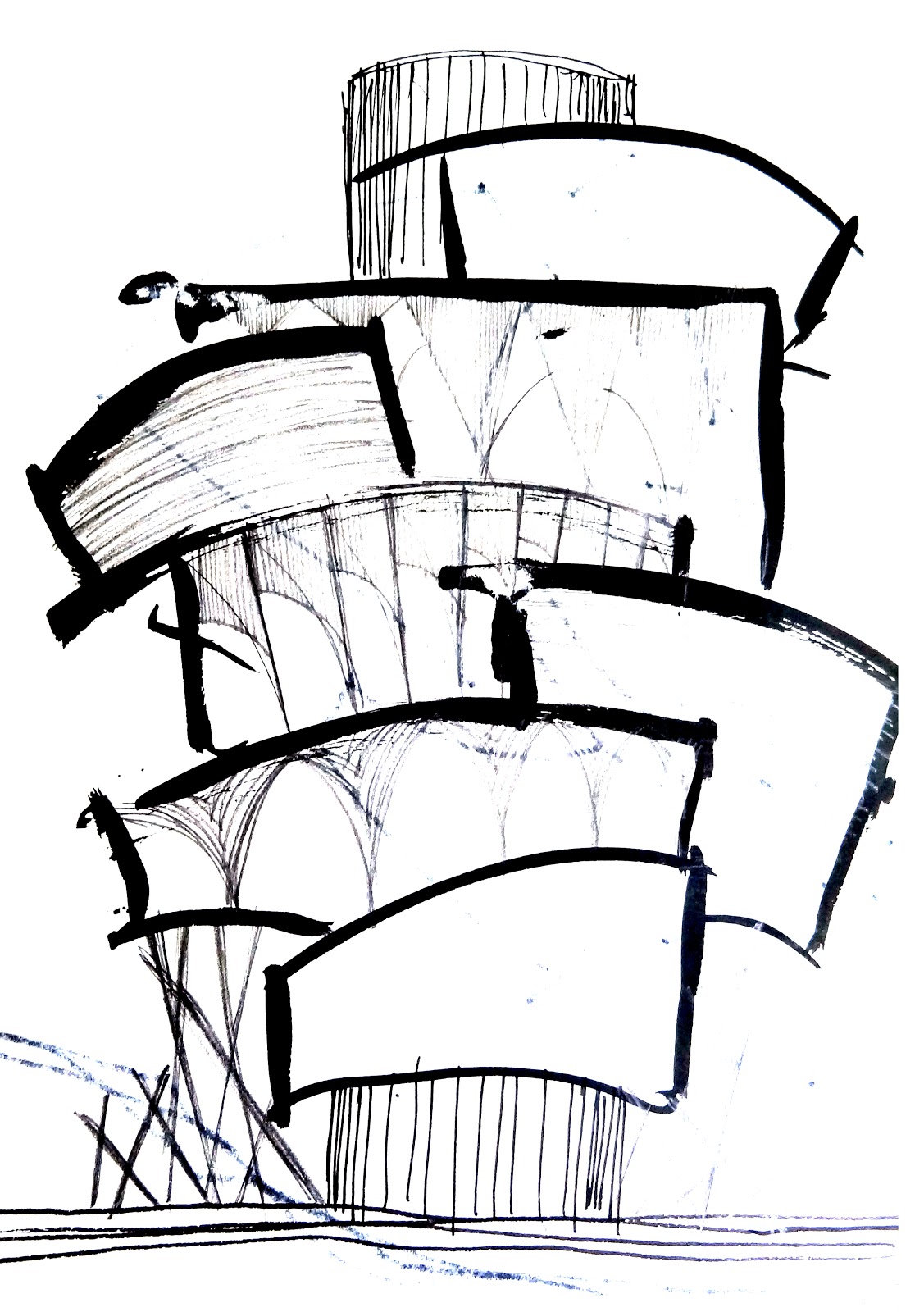 ARCHITECTURE CONCEPT SKETCHES FILE 8 | VOLUME 1 | Dana Krystle's online ...