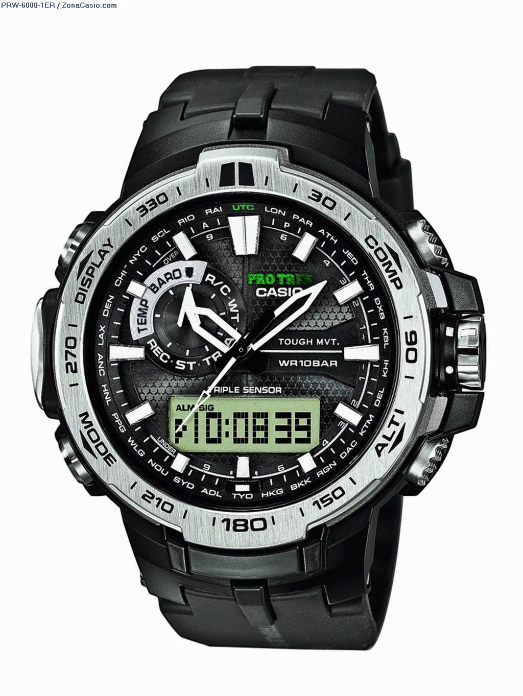 Zona Casio: Ya es oficial: nuevos Pro Trek PRW-6000