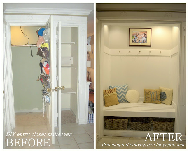 Repurpose A Hall Closet To Something Fun & Functional