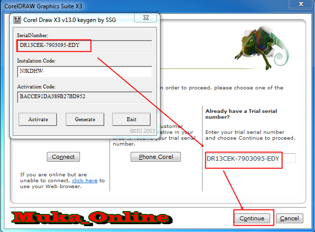Cara Install CorelDraw X3 Dengan Keygen