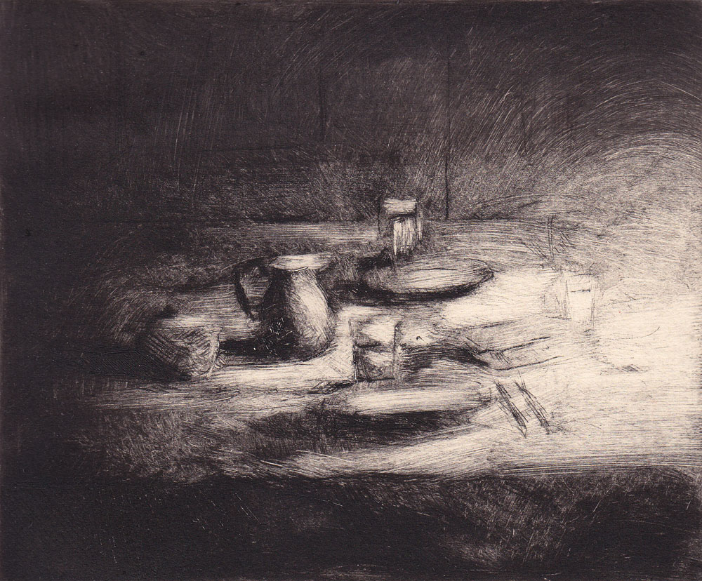 .: Proceso de una punta seca