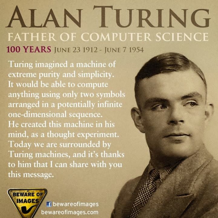 A Layman's Blog: A few more quotes from Alan Turing................