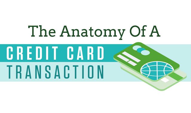 The Anatomy of a Credit Card Transaction #infographic - Visualistan