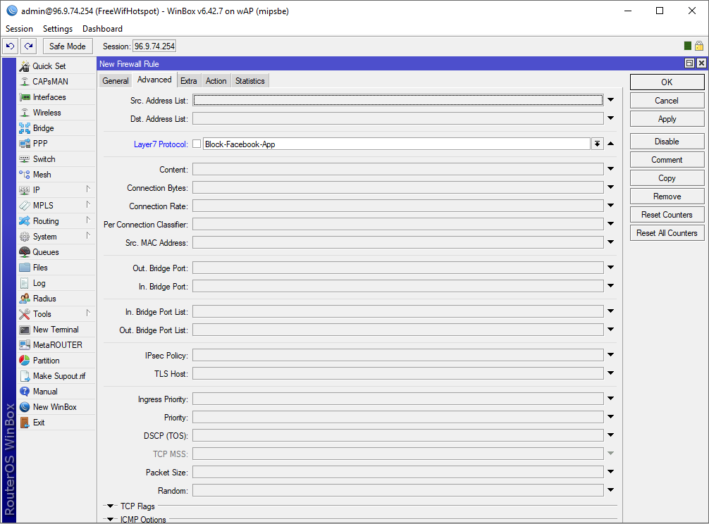 IT-Mikrotik: Block Facebook App on Phones and Tablets (iOS and Android)