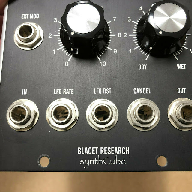 MATRIXSYNTH: Blacet Time Machine Delay TM2050 Dotcom / MU Modular Synthesizer SN 10000126