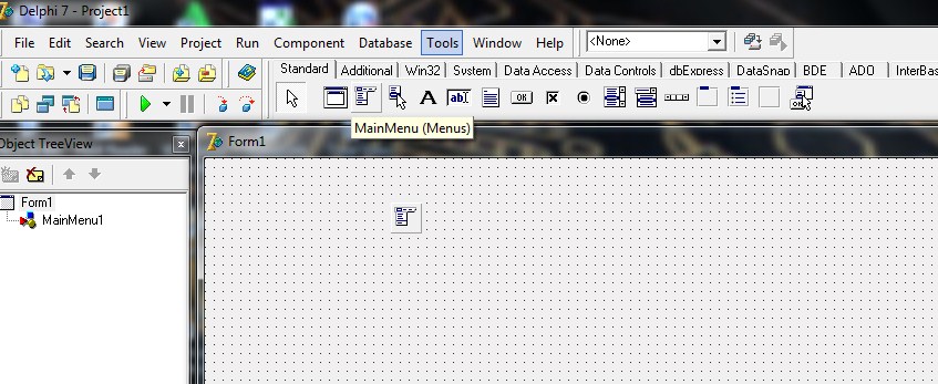 CARA MEMBUAT MENU UTAMA DI DELPHI CARA MEMBUAT MENU UTAMA DI DELPHI