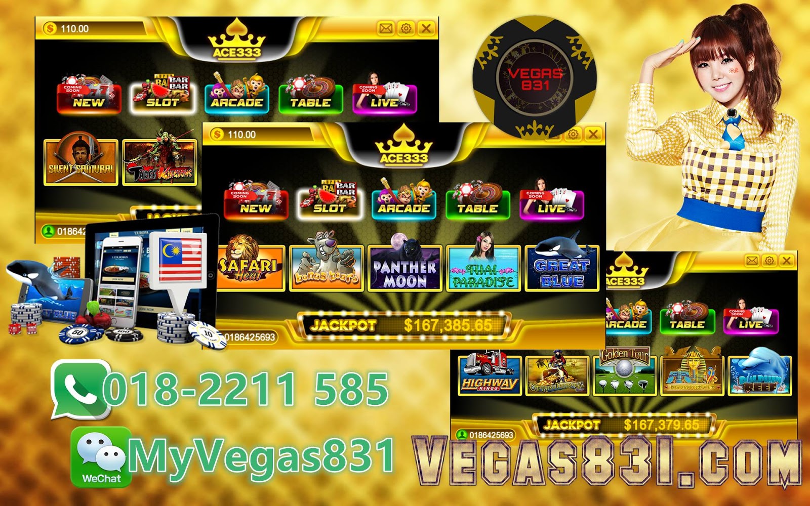 ACE333 - Malaysia Online Casino Vegas831