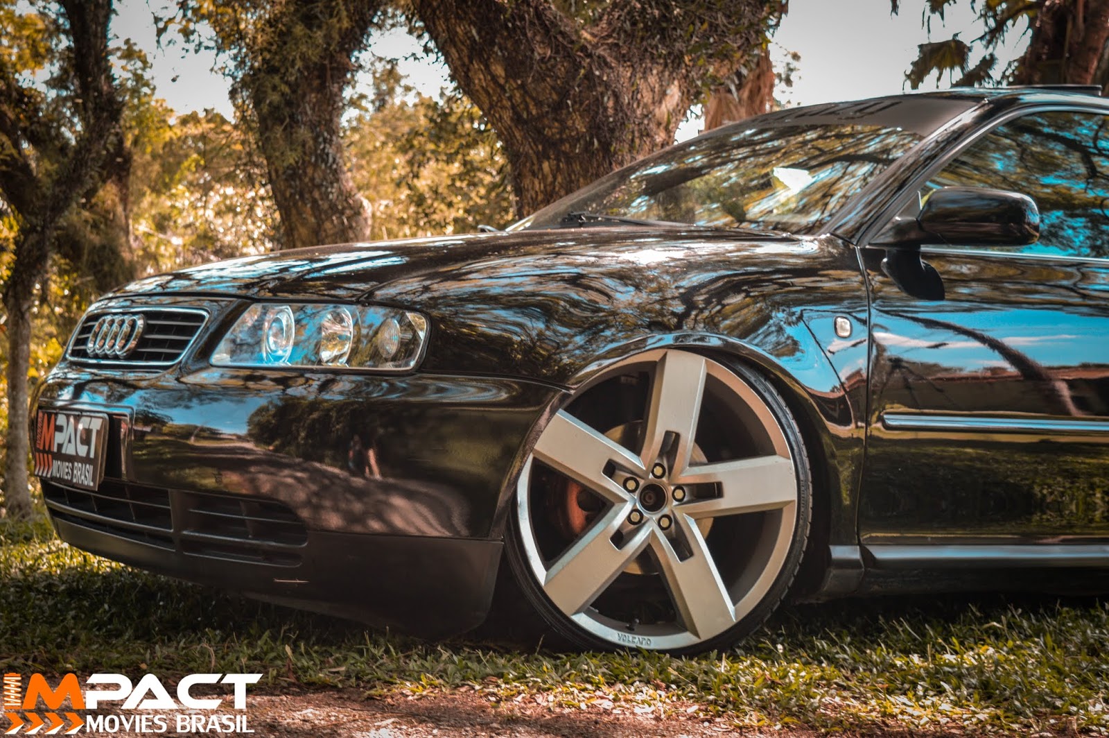 Ensaio Fotográfico Audi a3 rebaixado com rodas volcano strong aro 20 suspensão a ar - Impact ...