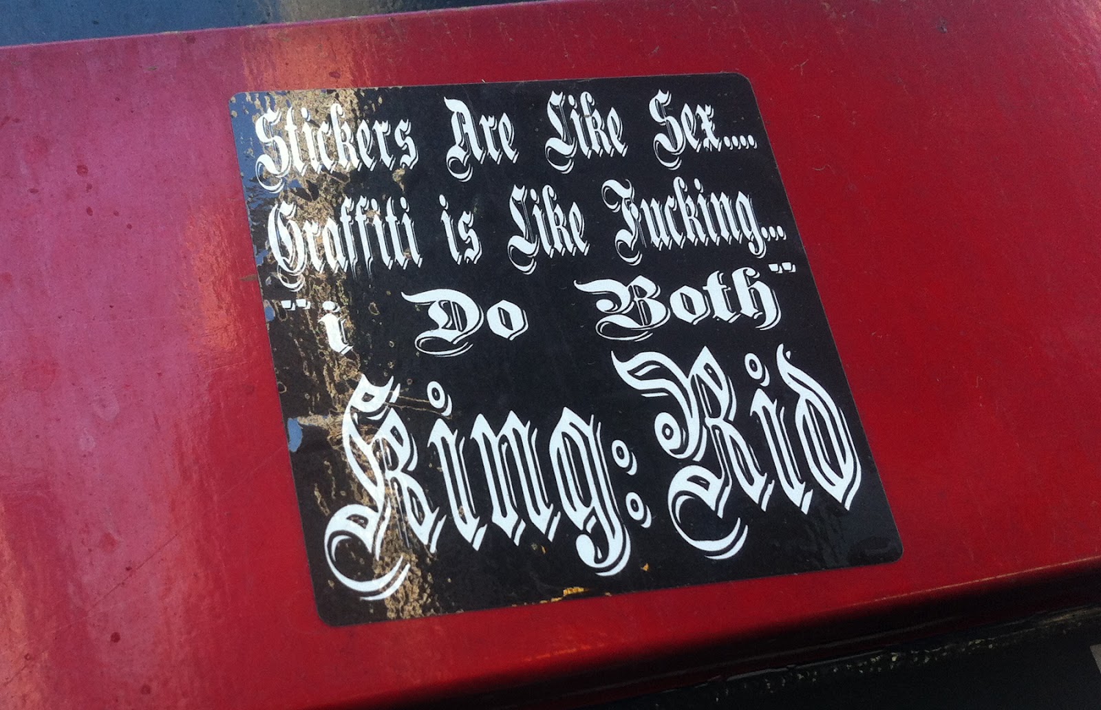 Eat A Dick, Joel: The Blog: The EADJ Sticker Show