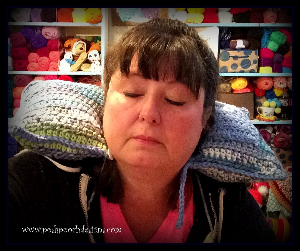 Posh Pooch Designs : Travel Neck Pillow Crochet Pattern