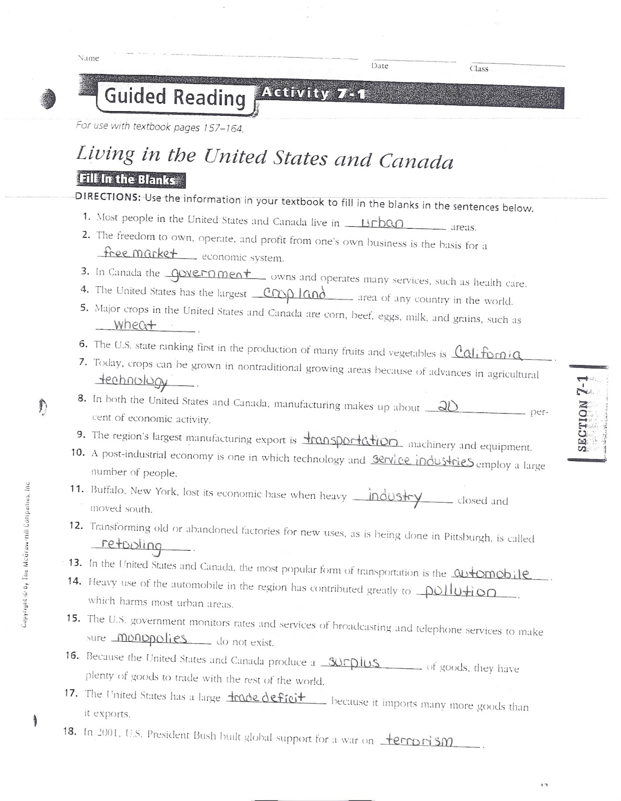 Mr. E's World Geography Page: World Geography 2020-21: Chapter 7: Human ...