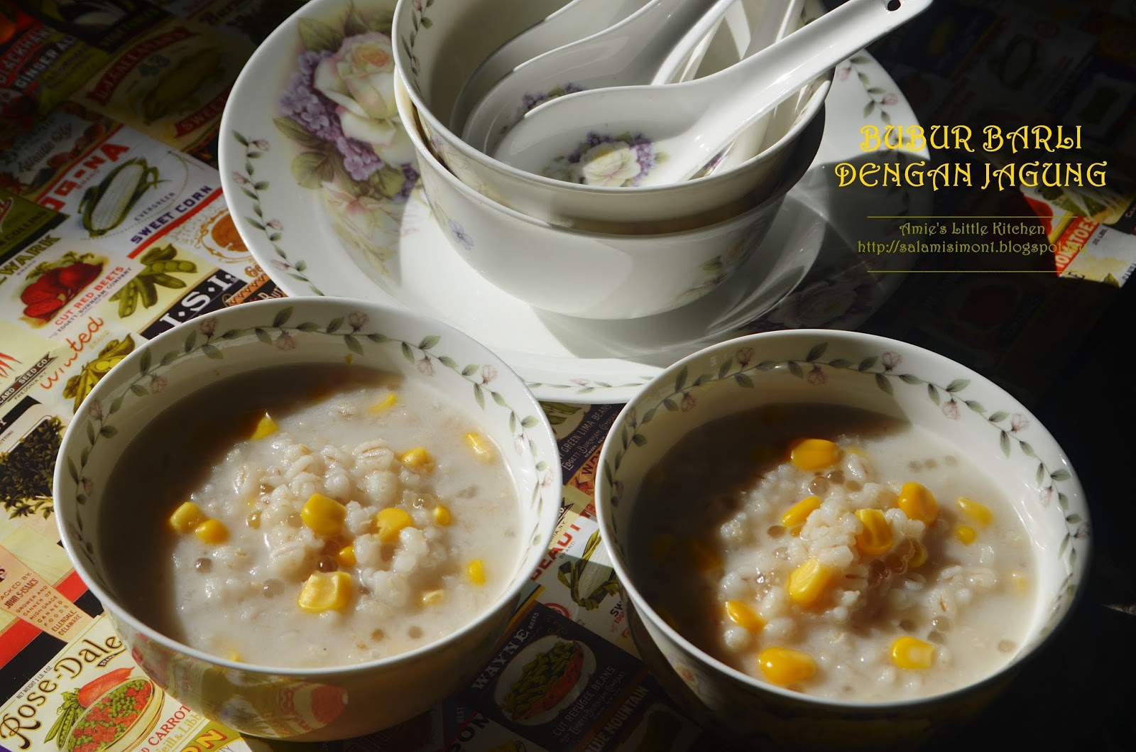 Bubur Barli Dengan Jagung by Amie's Little Kitchen