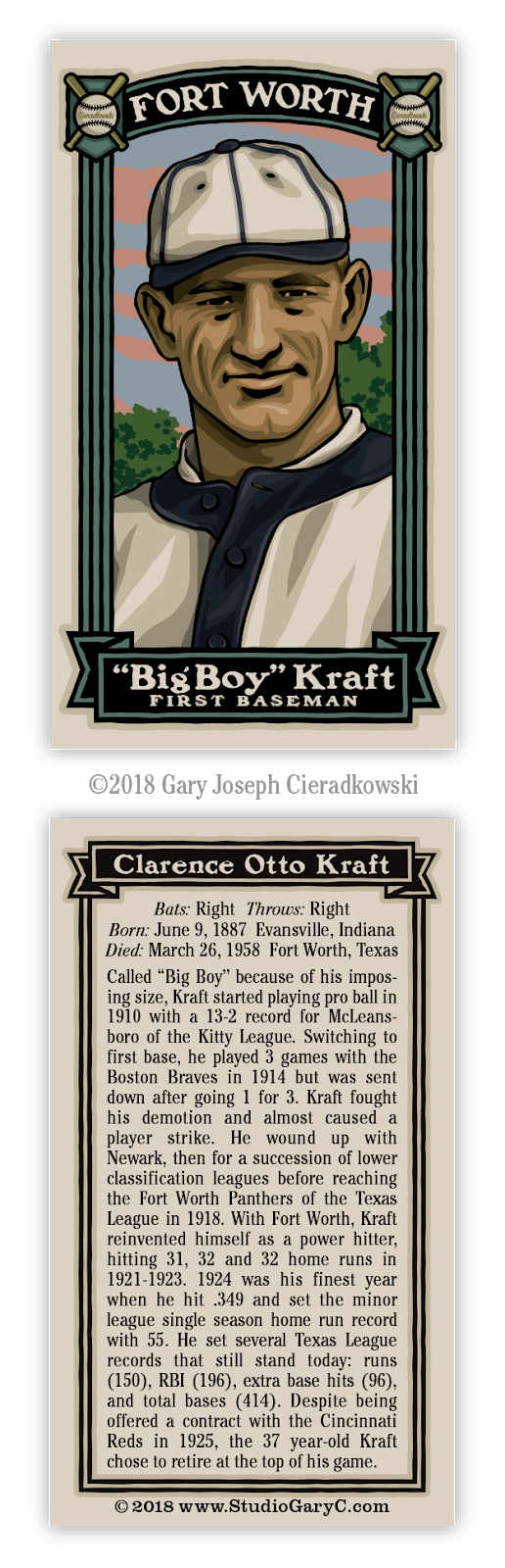 The Infinite Baseball Card Set: 239. Big Boy Kraft: Fifty-Five and Out