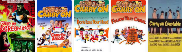 : CARRY ON ... Series of 31 Film Comedies