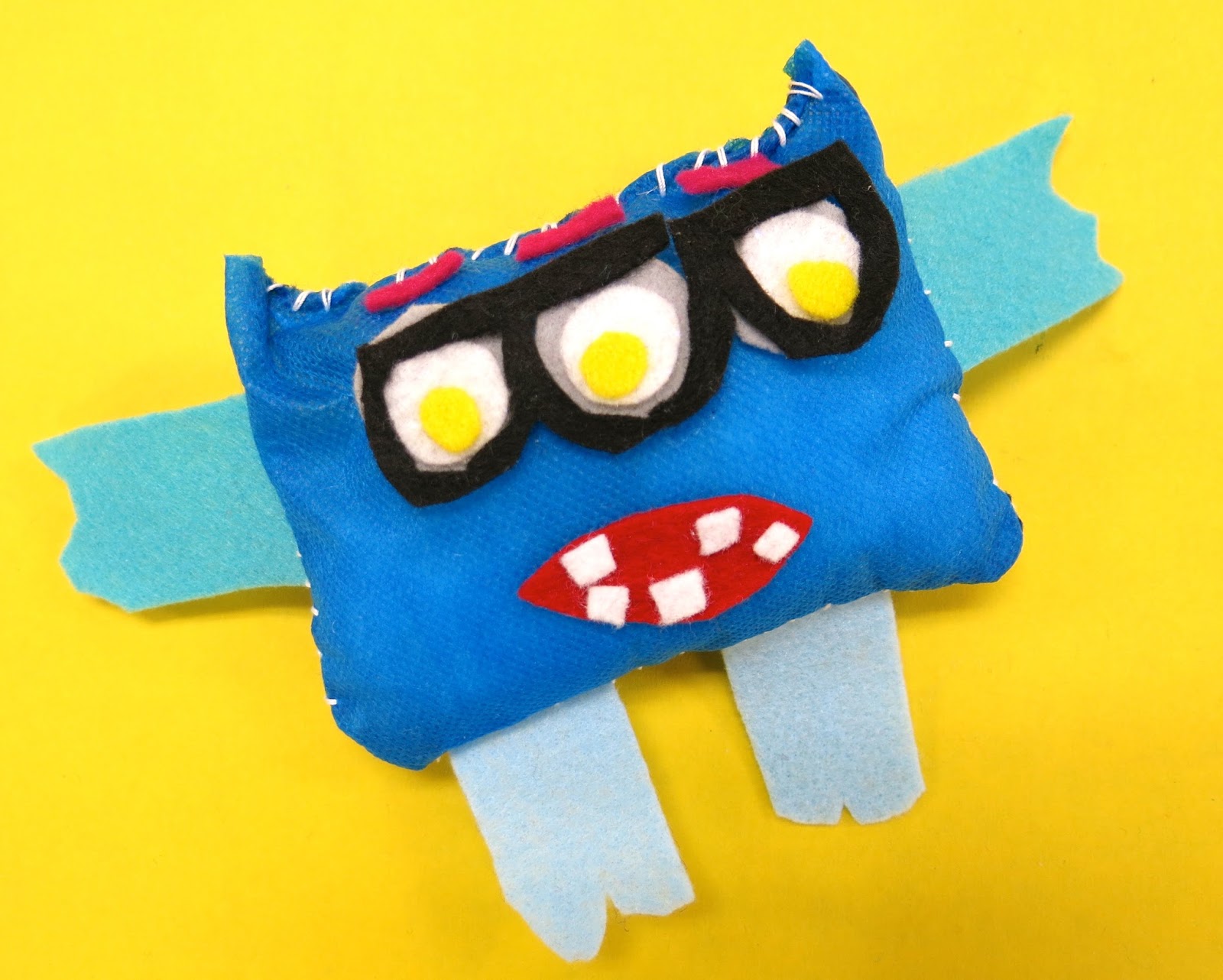 Cassie Stephens: In the Art Room: Stitched Monsters, Update!