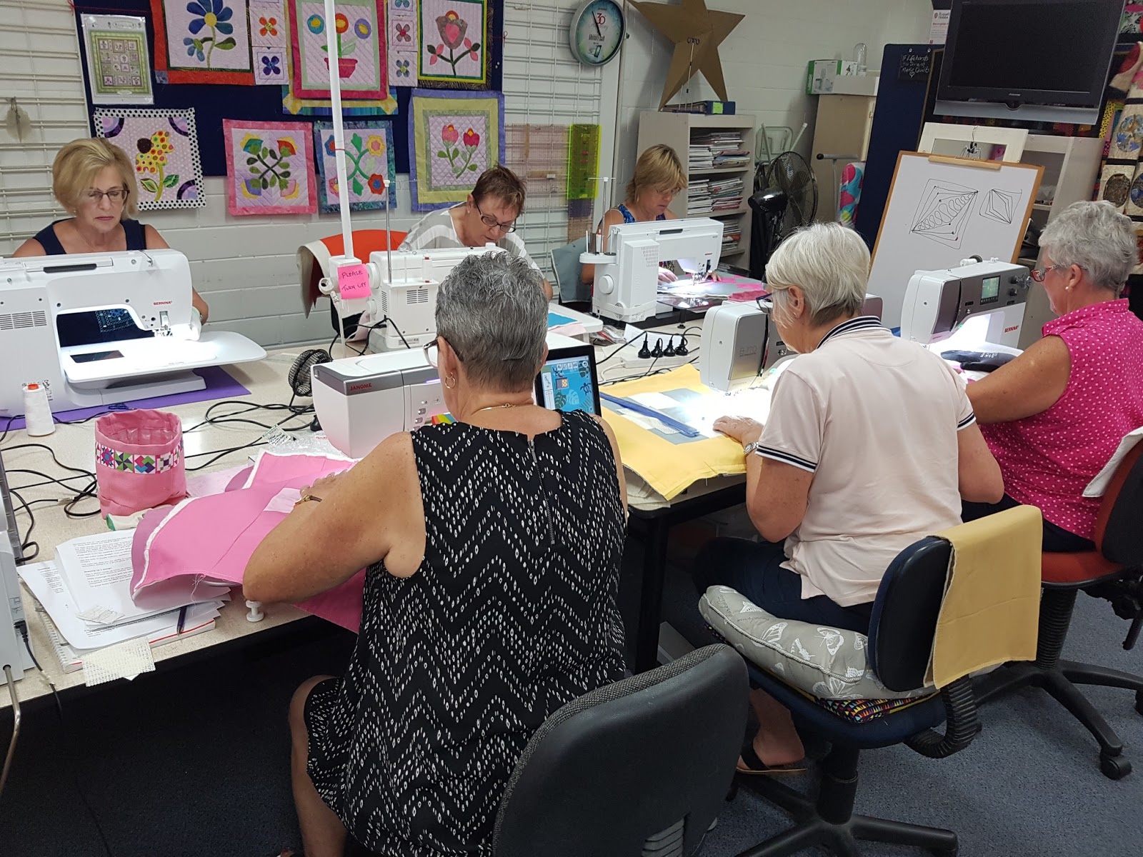 Free Motion Quilting with Rulers.... Workshop with Jane Rundle