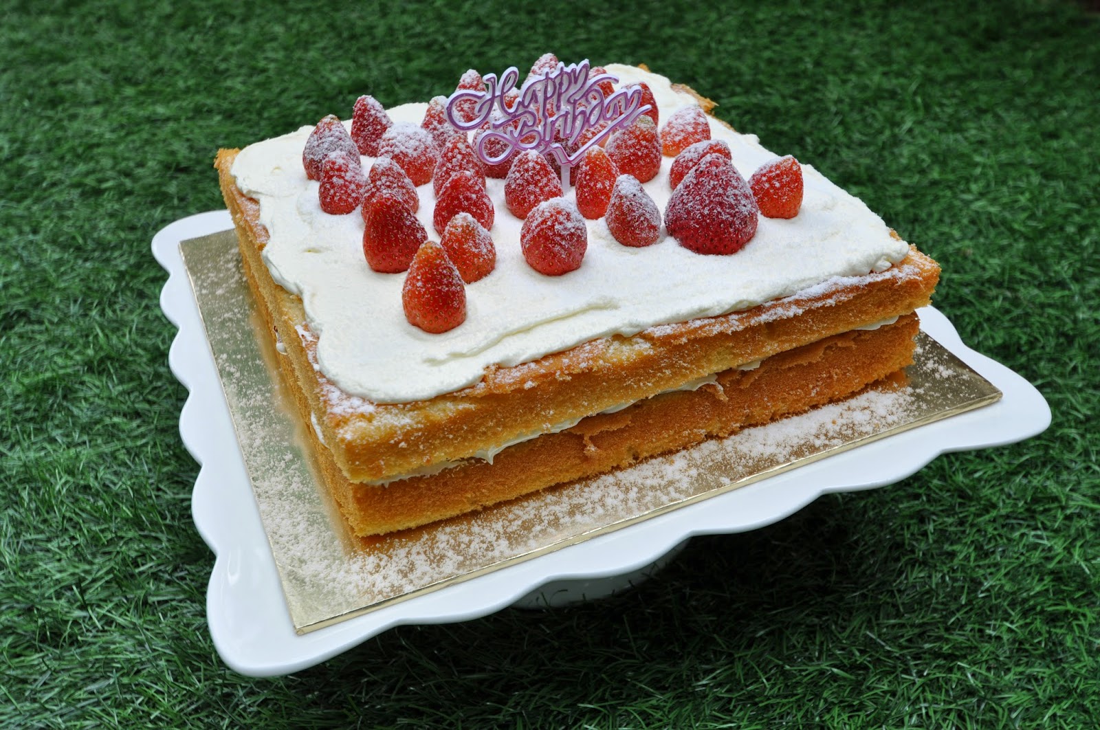 Zeti Hot Oven: 365 Hot Oven : Square Victorian Sandwich Cake