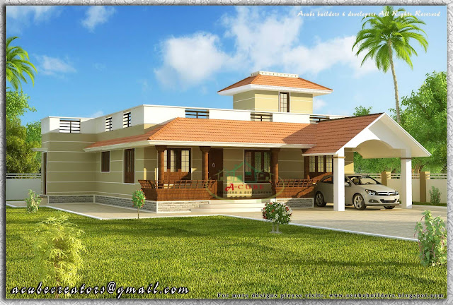 Single Floor Home Design - 1395 Sq. Ft. (Plan 122)
