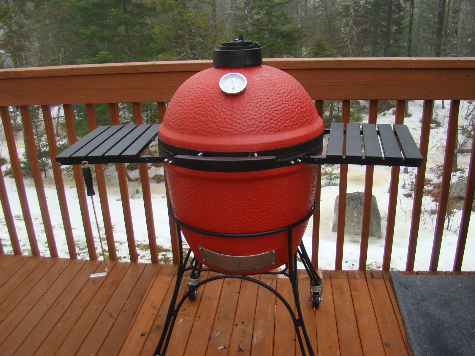 HRM CREATIVE BBQ: Kamado Joe new side tables, handle and ash tool review.