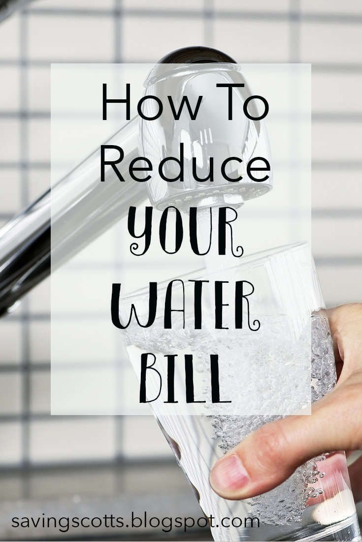 How to reduce your water bill - Saving Scotts