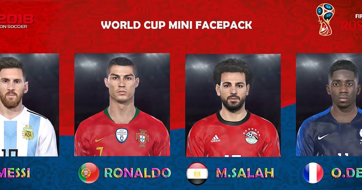 pes-modif: PES 2018 Mini Facepack Worldcup Russia 2018 by Messi Pradeep