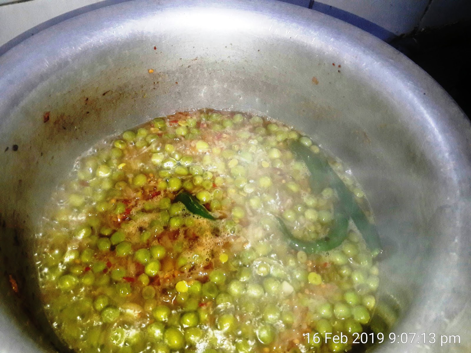 Fried Matar Masala Recipe - Yummy Traditional