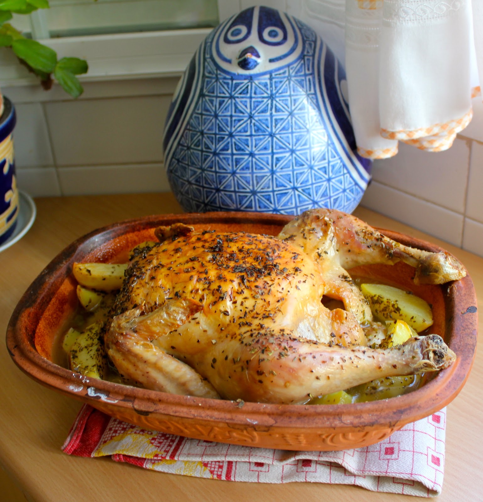 Cocinar es vivir y Bordar también: Pollo asado al orégano / Oregano ...