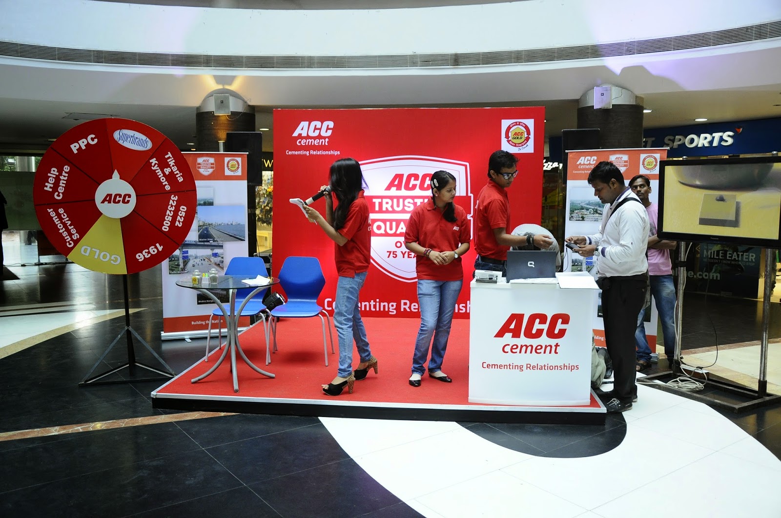 Srikanta Pradhan: ACC Cement Mall Activity in North India