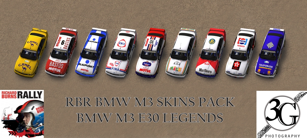 RBR+: BMW M3 E30 skinpack