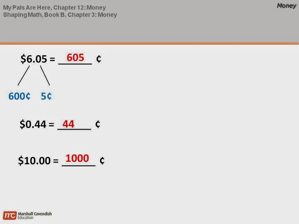 BGPS P2-6 2014: Money - Converting Dollars to Cents