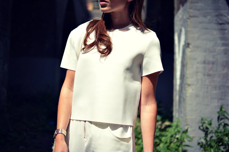 what I wore | white + white — Caroline Burke | Burkatron