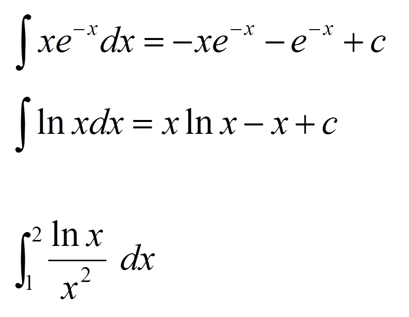 core pure 3 notes: integration by parts: video clips
