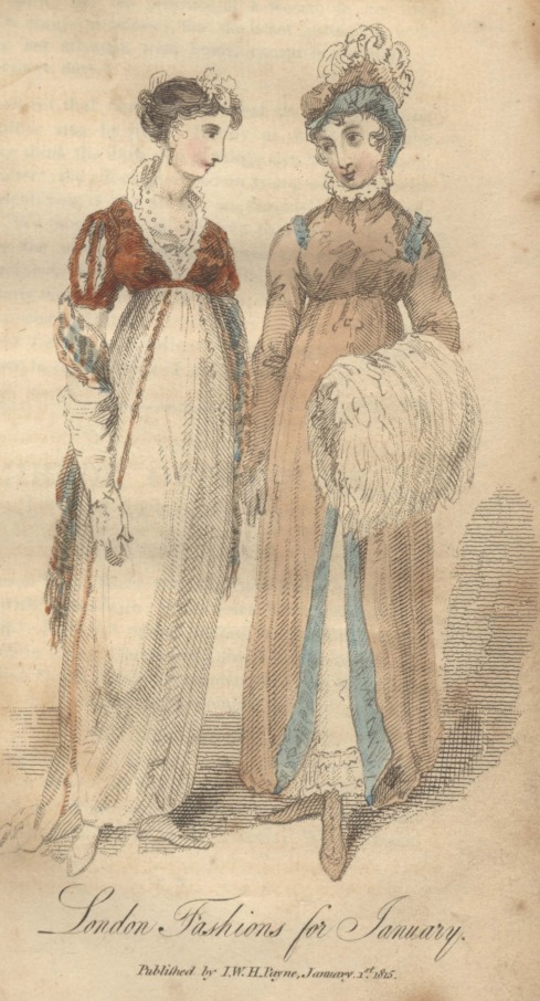 Regency Era Clothing: Regency Era Fashion Plate - January 1815 Ladies ...