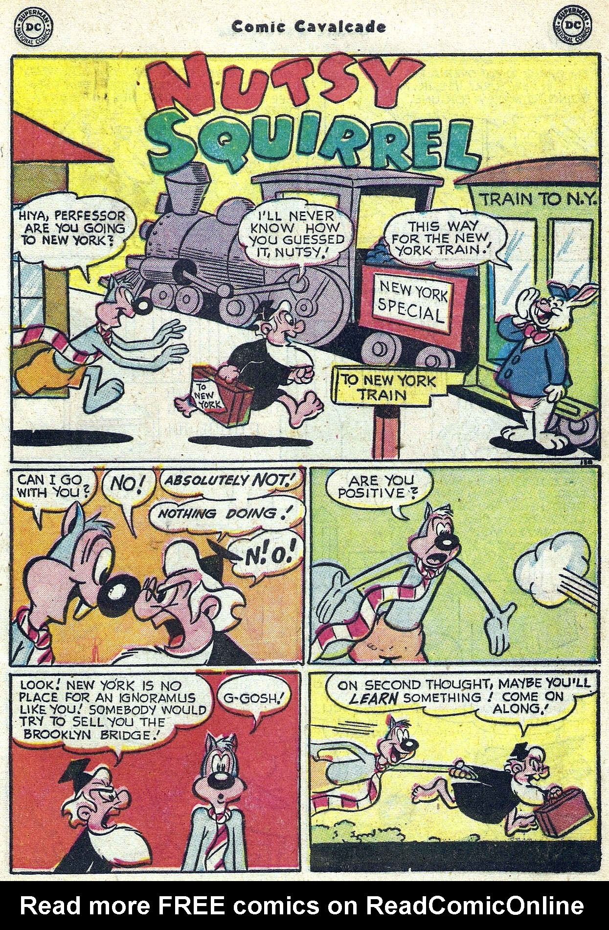 Read online Comic Cavalcade comic - Issue #56